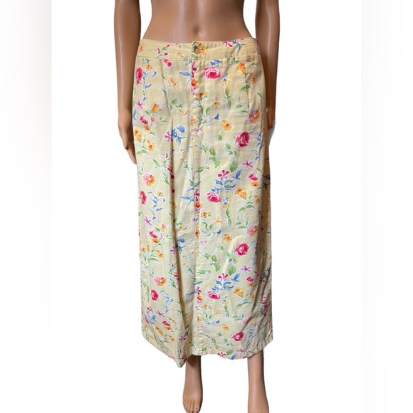 Ruff Hewn | Skirts | Ruff Hewn Vintage 8s Yellow Cottagecore Whimsical ...